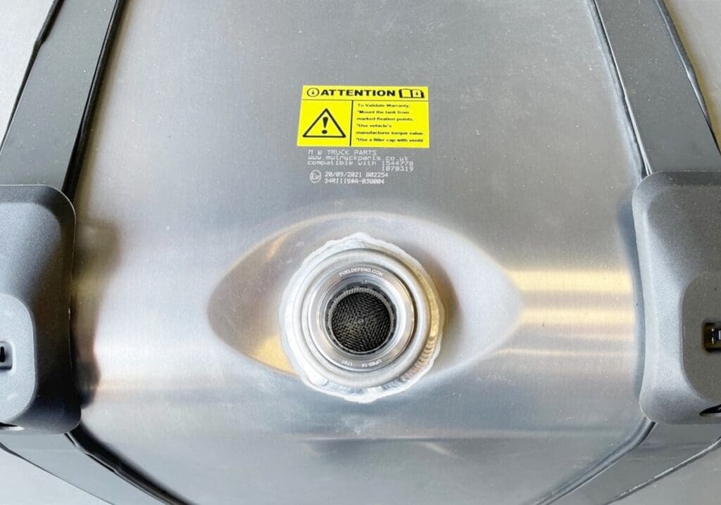 Anti-Theft Fuel Device for Scania Fuel Tank Aluminium