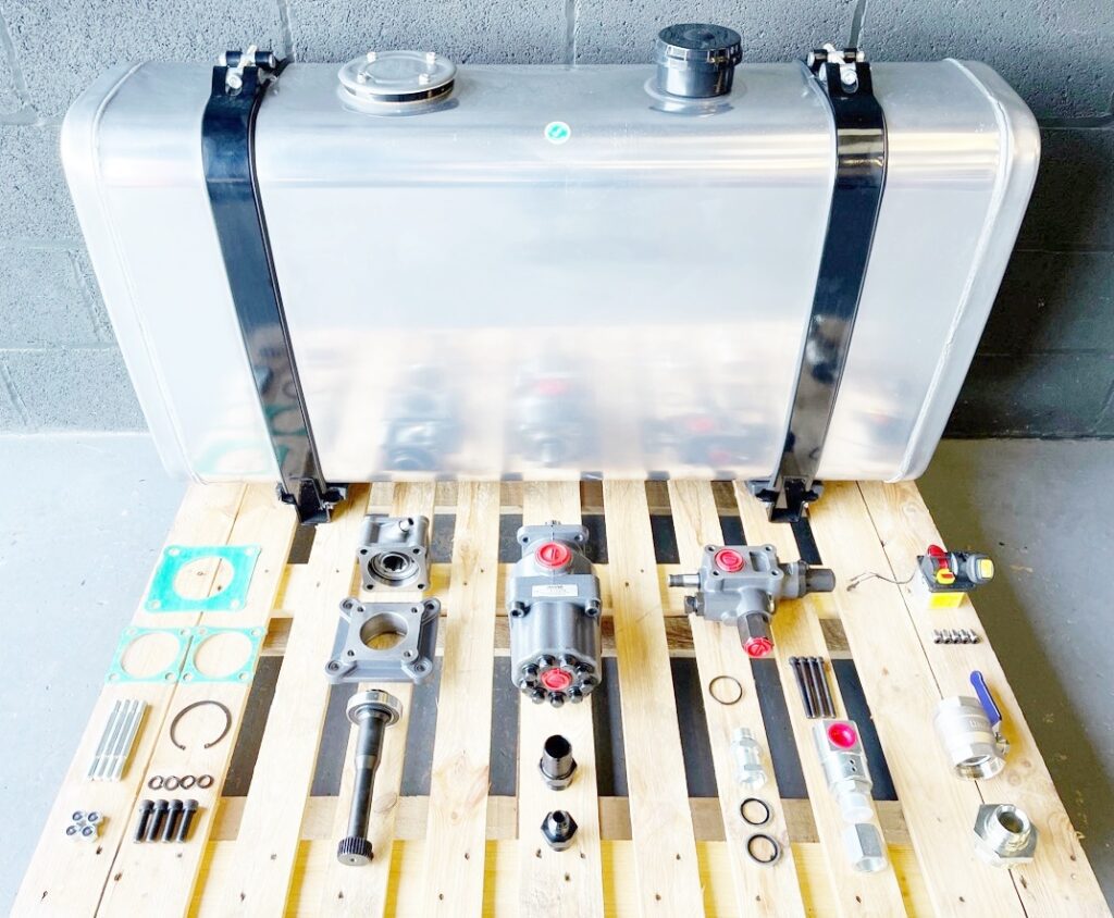 Hydraulic Wet Kit Tipping Trailer for Volvo FH FM Euro 4, 5, 6 Rear Tank